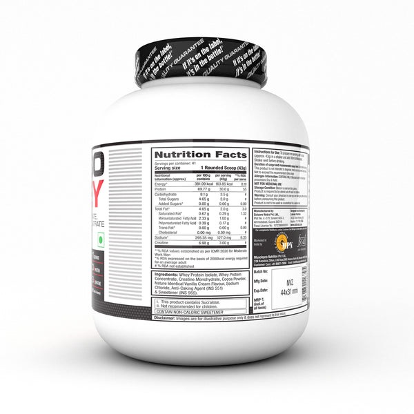 Home / Products / TURBO WHEY - Isolate, Concentrate, and Creatine 1.8 Kg