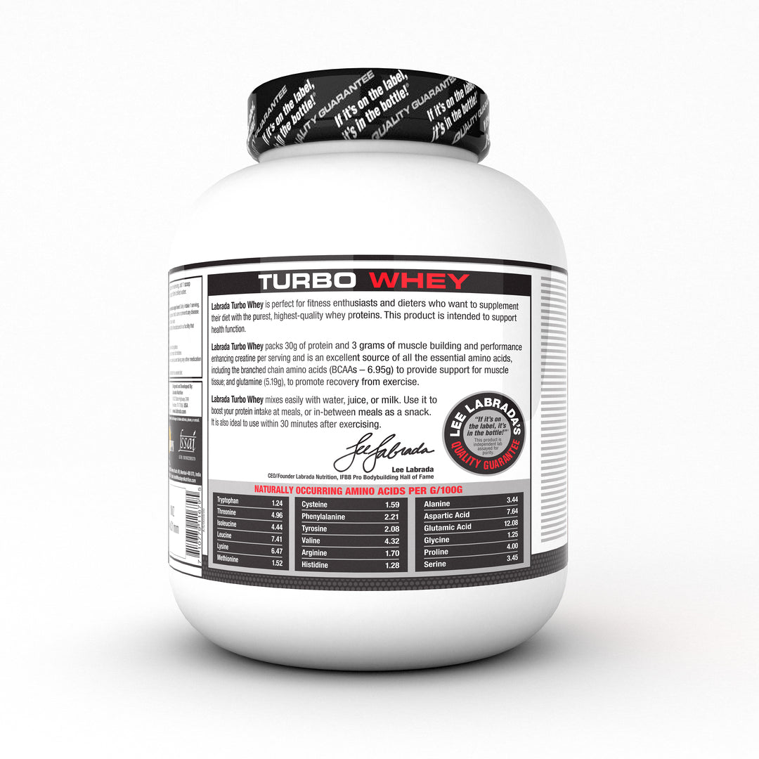 TURBO WHEY - Isolate, Concentrate, and Creatine 1.8 Kg