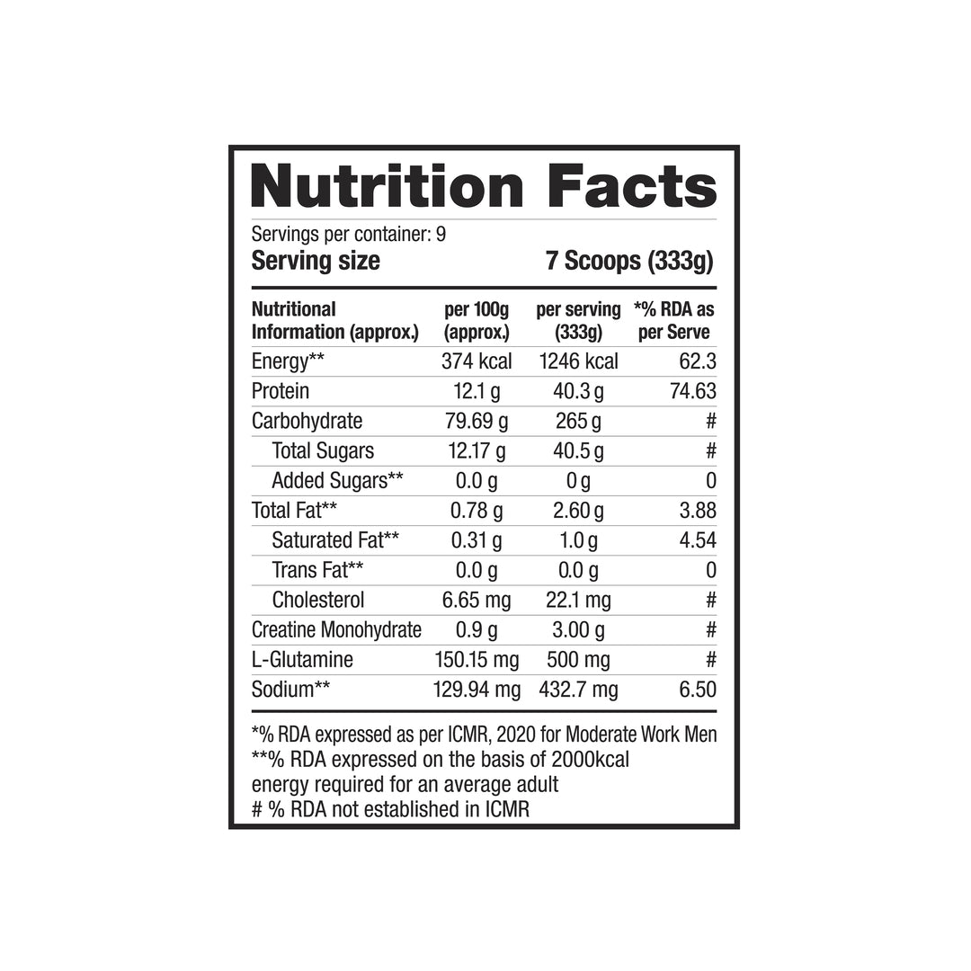 Super Mass Gainer 3 kg